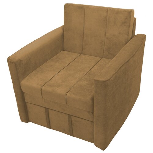 Кресло-кровать StylChairs Сёма детское, обивка: ткань, цвет: горчичный