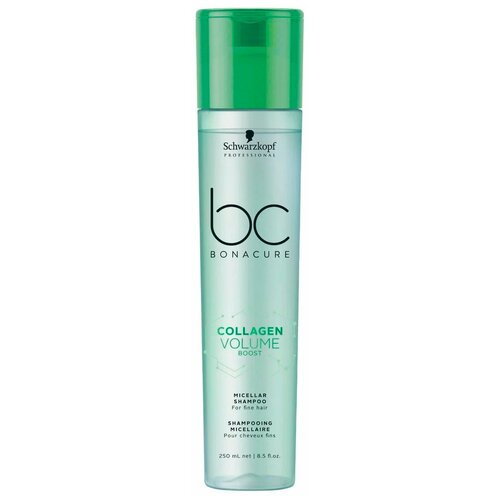 Schwarzkopf Professional шампунь мицеллярный с кератином Collagen Volume Boost Micellar для нормальных и тонких волос, 250 мл