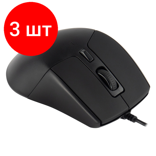 Комплект 3 штук, Мышь компьютерная Acer OMW130 black (3600dpi) USB(ZL. MCEEE.00J)