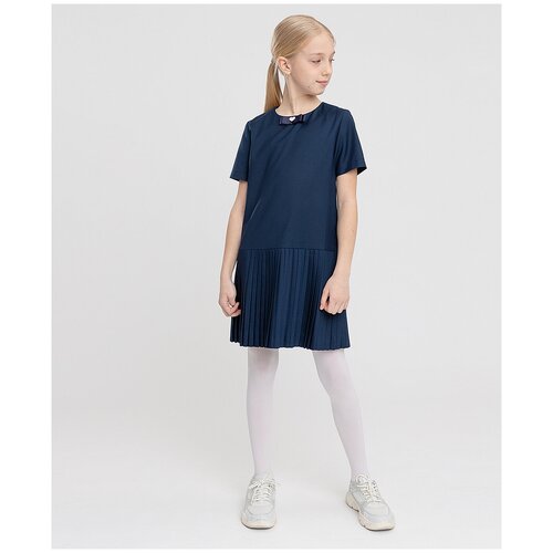 Школьное платье Button Blue, размер 146, синий