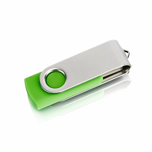 USB флешка, USB flash-накопитель, Флешка Twist, 128 МB, зеленая, арт. F01 USB 2.0 30шт