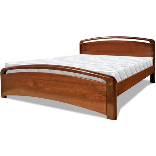 Кровать Бали Lux из сосны, спальное место (ШхД): 80x190, цвет: коричневый 2