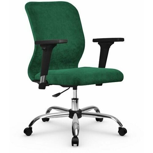 Компьютерное офисное кресло mетта SU-Мr-4/ подл. 200/осн. 006, Зеленое