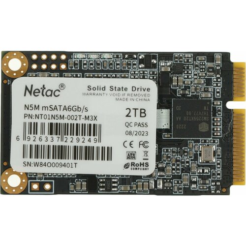 SSD жесткий диск NETAC MSATA 2TB NT01N5M-002T-M3X