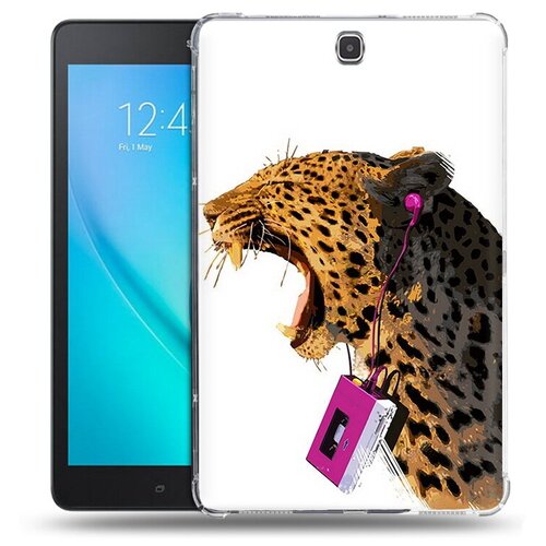 Чехол задняя-панель-накладка-бампер MyPads MP3 для Samsung Galaxy Tab A 9.7 SM-T555/T550 противоударный