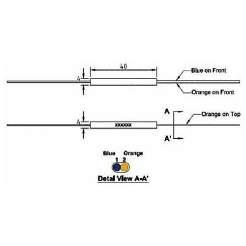 Оптический сплиттер Hyperline (FO-SPL-1x3-E11-0.9-3M)