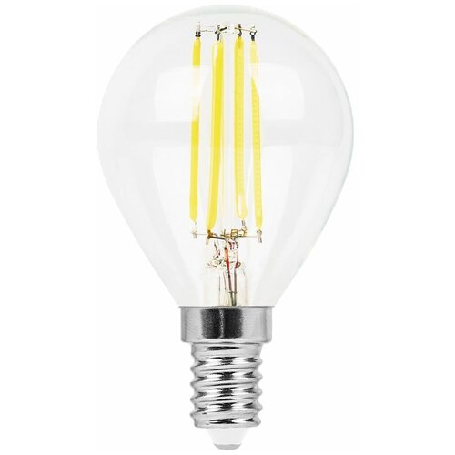 Лампа светодиодная, (11W) 230V E14 4000K прозрачная, LB-511