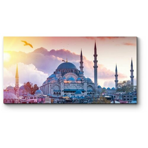 Модульная картина Великолепие Стамбула 110x55