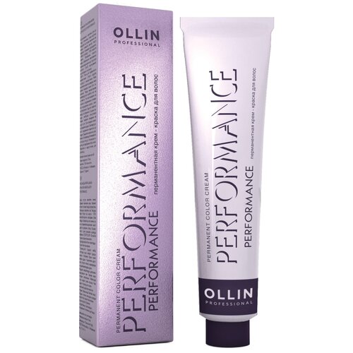 OLLIN Professional Performance перманентная крем-краска для волос, 8/12 светло-русый пепельно-фиолетовый, 60 мл