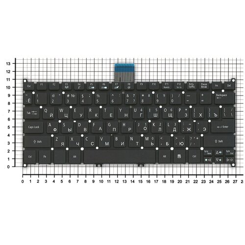 Клавиатура для ноутбука Acer Aspire S3 Aspire One 725 756 черная