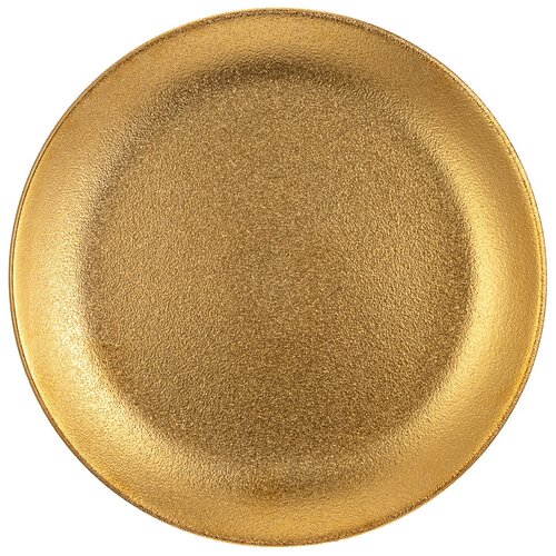 Тарелка золотая керамическая в наборе 2шт сервировка в Новый год