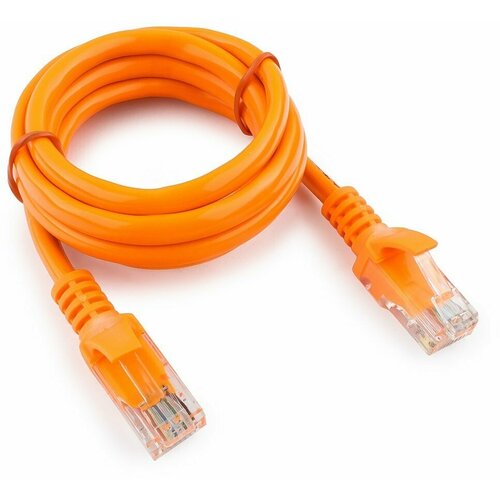 Набор из 3 штук Патч-корд UTP Cablexpert PP12-1M/O категория 5e, 1 м, литой, многожильный, оранжевый