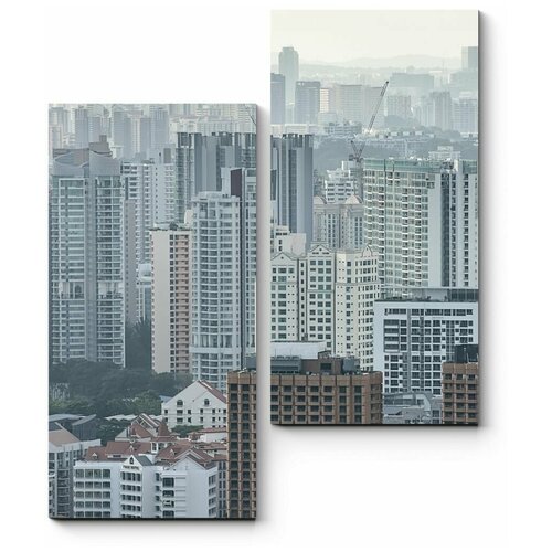 Модульная картина Загадочный Сингапур110x138