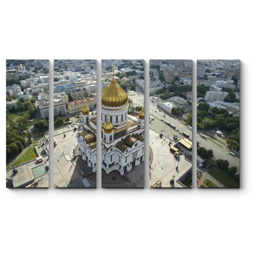 Модульная картина Священный Храм в сердце столицы100x60