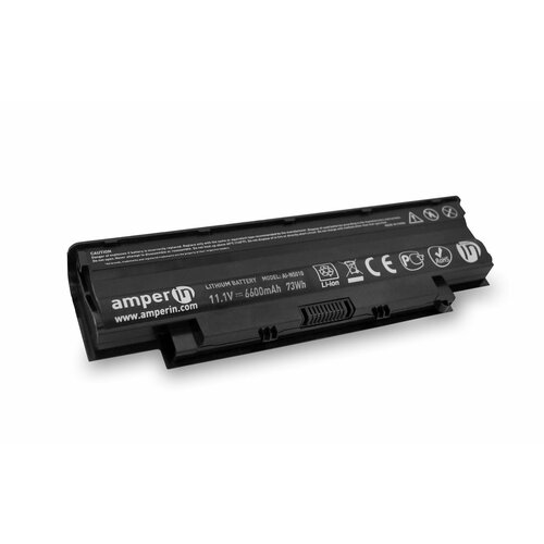 Аккумуляторная батарея усиленная Amperin для ноутбука Dell Inspiron 15R N5010 (6600mAh)