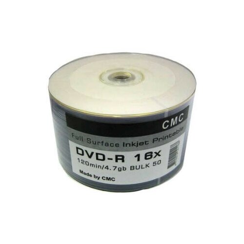 Диск DVD-R CMC, 4.7 Gb, 16x, Bulk 50 штук