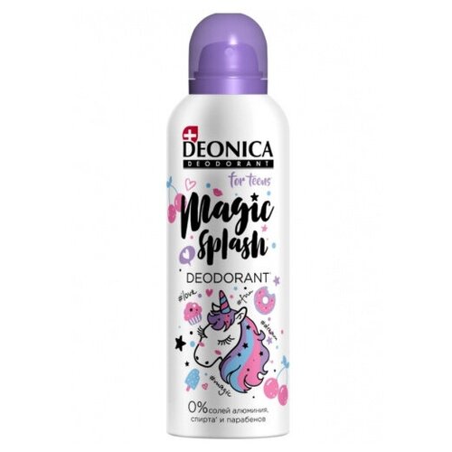 Deonica Дезодорант For teens Magic Splash спрей 125 мл