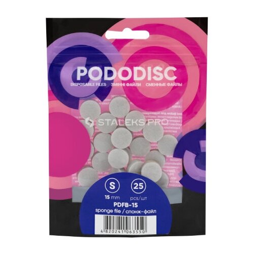 Спонж для педикюрного диска Pododisc Staleks Pro L, 25 шт