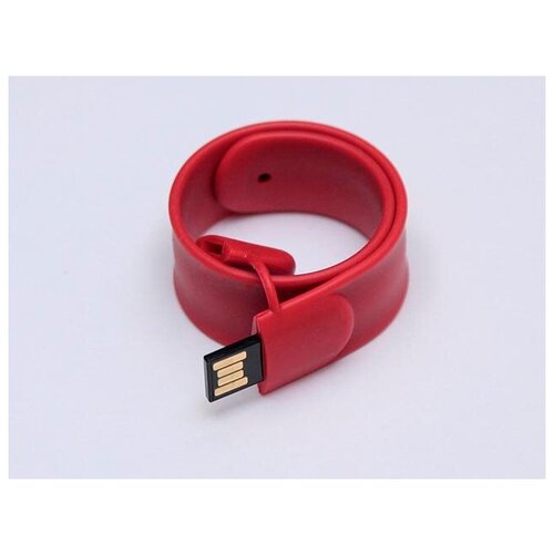 Флешка в виде браслета (8 Гб / GB USB 2.0 Красный/Red SS001 Flash drive браслет VF- 201)
