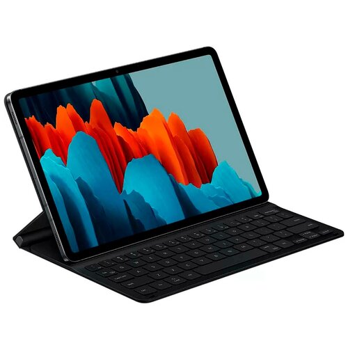 Чехол для планшетного компьютера Samsung с клавиатурой Tab S8 | S7, чёрный