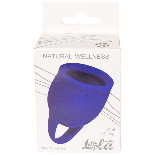 Lola games  Менструальная чаша Natural wellness, синий