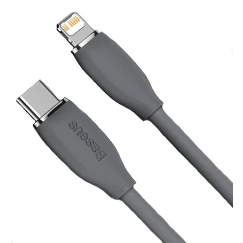 Кабель Baseus Jelly Liquid Silica Gel Fast Charging Data Cable Type-C to Lightning 20W 2m Black (CAGD020101)