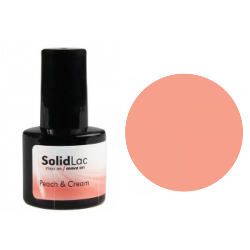 Nail Creation Гель-лак для ногтей SolidLac, 8 мл, цвет Peach & Cream