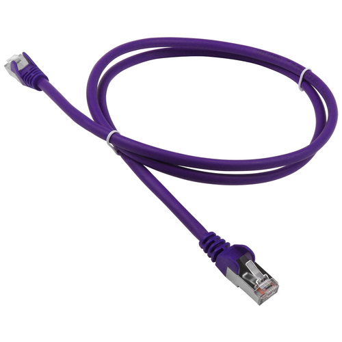 Патч-корд Lanmaster LAN-PC45 RJ-45 (m) - RJ-45 (m) CAT5e F/UTP, 10 м, 1 шт., фиолетовый