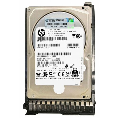 Жесткий диск HP EG0450FBDSQ 450Gb SAS 2,5" HDD