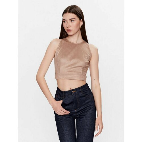 Топ GUESS, размер M [INT], бежевый