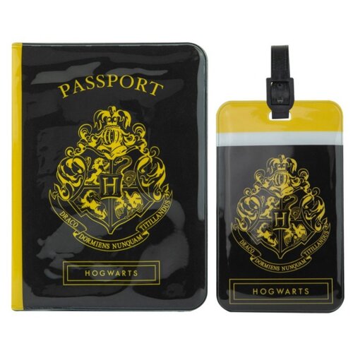 Обложка для паспорта Cinereplicas, черный, желтый