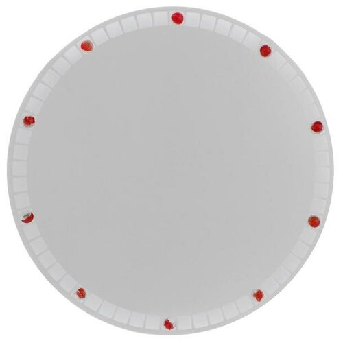 Зеркало «Одуванчики», с пескоструйной графикой и фьюзингом, настенное, D=50 см микс 4348407