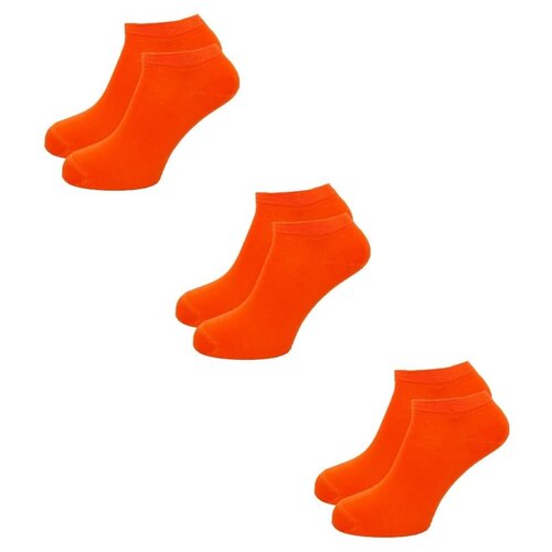 Носки LorenzLine, 3 пары, размер 40/43, оранжевый