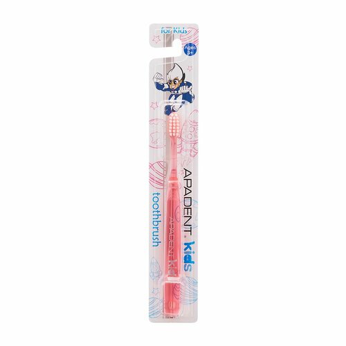 Щетка зубная детская мягкая, розовая / Apadent Kids 3+ Soft