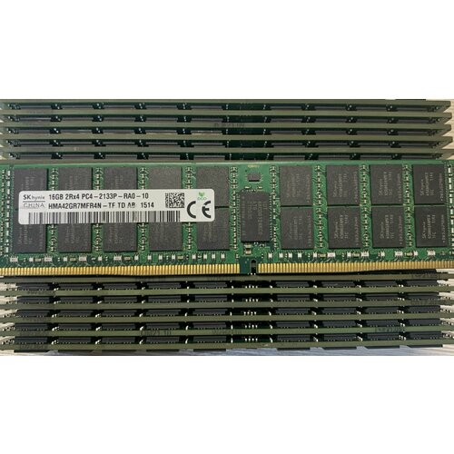 Оперативная память серверная DDR4 Reg ECC 16gb 2Rx4 PC4-2133P 2133 мгц