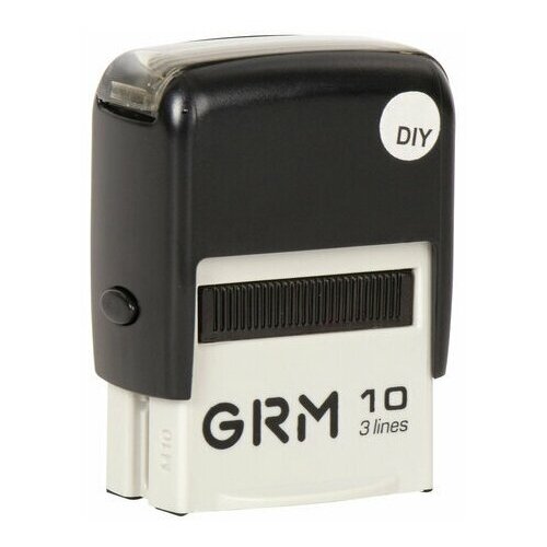 Штамп GRM 10 DIY прямоугольный самонаборный, 26х12 мм, 1 шт.