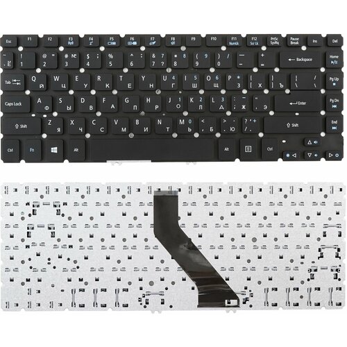 Клавиатура для ноутбука Acer Aspire V5-431 черная без рамки