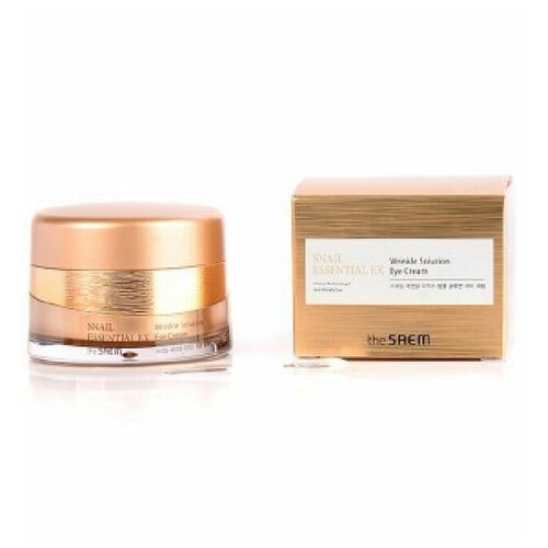 The Saem Крем для области вокруг глаз антивозрастной Snail Essential EX Wrinkle Solution Eye Cream, 30мл