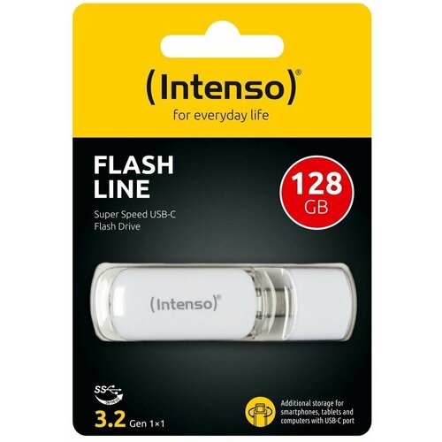 Флеш-накопитель (Intenso) Flash Line USB-C 3.1 Gen 1 128 GB (Germany)