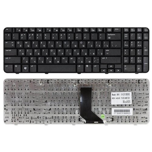 Клавиатура для ноутбука Compaq Presario CQ60-210TU черная