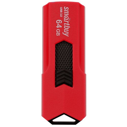 Флешка SmartBuy Stream USB 3.0 64 ГБ, 1 шт., красный
