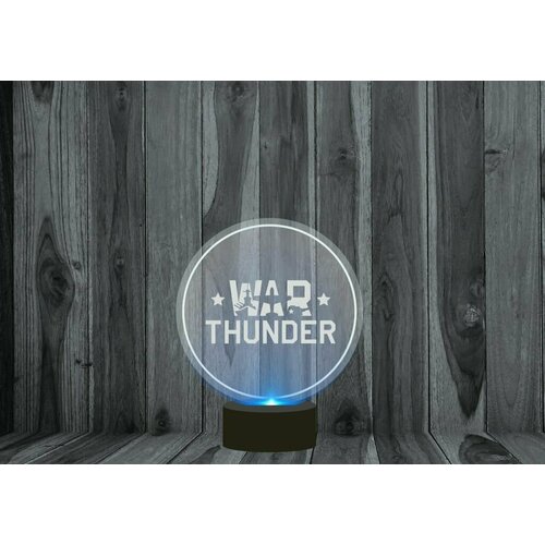 3D светильник, ночник War Thunder, Вар Тандер № 1