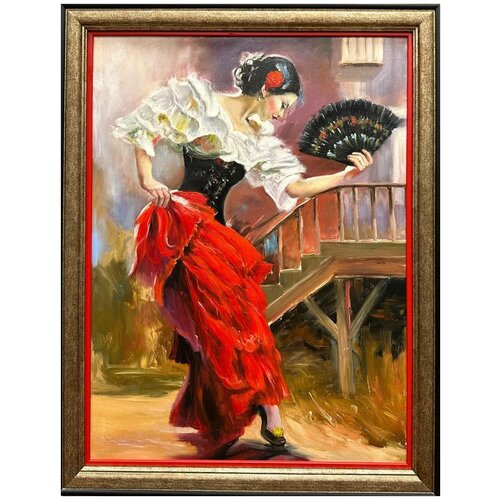 Картина маслом, картины с людьми "Танцовщица"