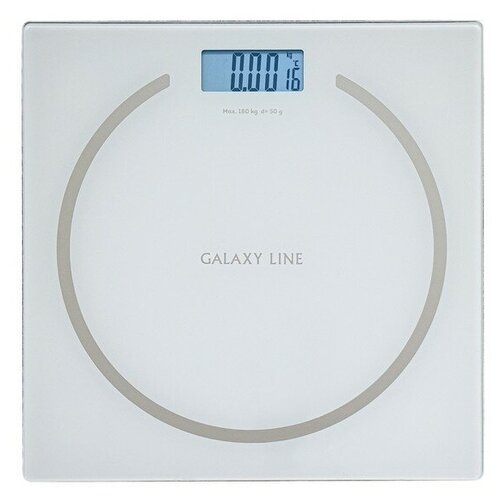 Galaxy Весы напольные Galaxy GL 4815, электронные, до 180 кг, 2хААА (в комплекте), белые