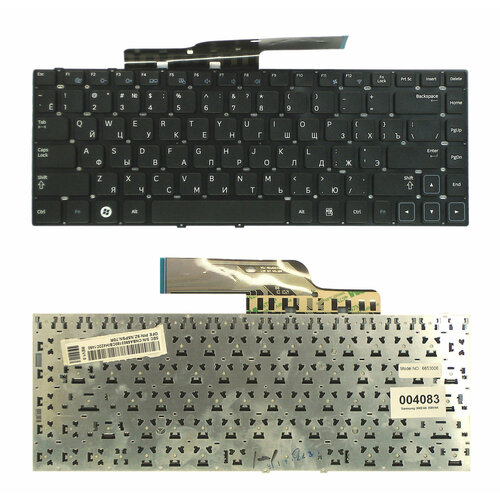 Клавиатура для ноутбука Samsumg 300E4A-S02 черная без рамки