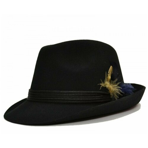 Шляпа Hathat, размер 58, черный