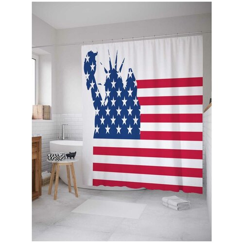 Штора для ванной JoyArty Флаг свободы 180х200 (sc-15544)180х200 см