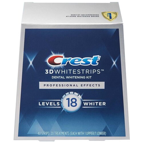 Crest отбеливающие полоски 3D White Professional Effects, нейтральный