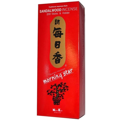 Благовония Nippon Kodo, MS SANDALWOOD, 200 палочек + подставка