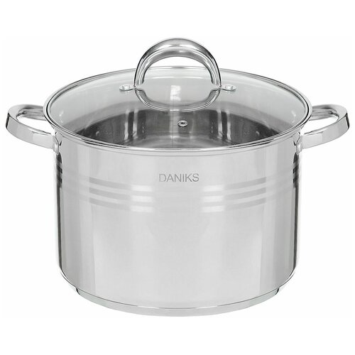 Кастрюля Daniks Общепит 9L SD-6BP-9 / 320463